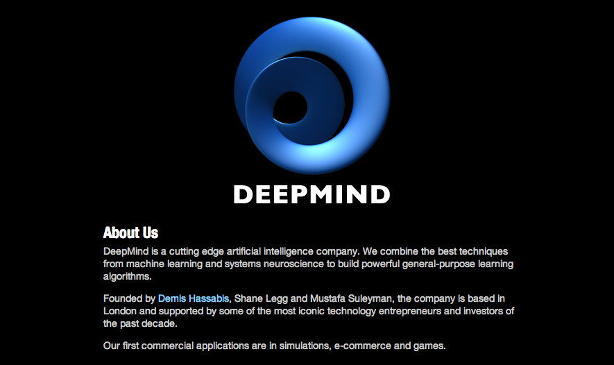传 Google 将以4亿美元收购人工智能创业公司 DeepMind-36氪