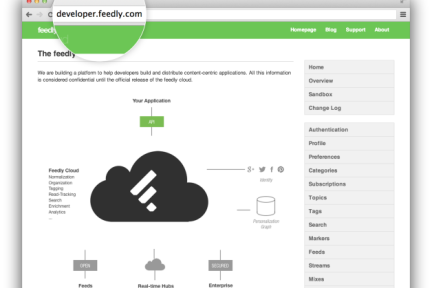在后Google Reader时代中迅速崛起的Feedly开始把目标瞄准开发者，开放Feedly cloud的API给所有开发者-36氪