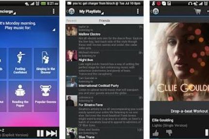 免费音乐服务Songza在Android版加入核心功能Concierge，不同时间推荐不同歌曲-36氪