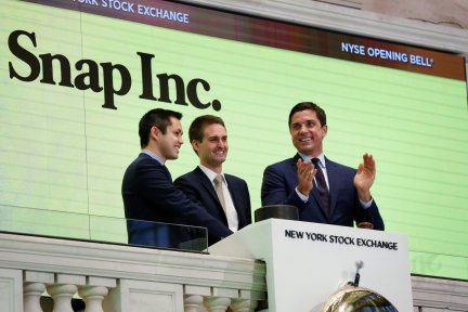 Snap公司终于上市了，开盘估值330亿美元，诞生多位亿万和千万富翁-36氪