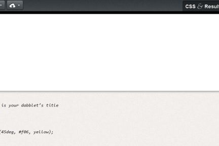 Dabblet，简洁实用的HTML和CSS代码段在线测试工具-36氪