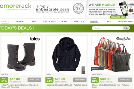 特价折扣电商Nomorerack获4000万美元B轮融资，2013年营收有望达3亿美元-36氪