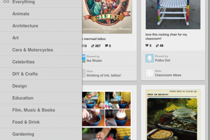 将瀑布流引入移动端，Pinterest推出首款原生iPad 和Android 客户端-36氪