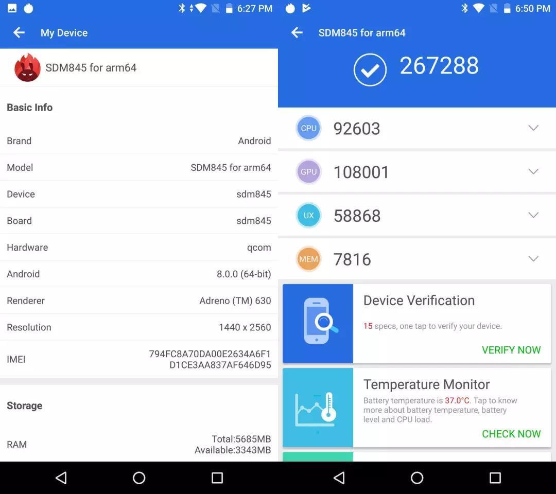 高通骁龙845跑分出炉：安兔兔近27万，性能爆表-36氪