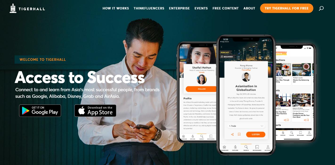新加坡职场分享平台「Tigerhall」获200万美元融资，为各行各业的职场人士提供指导-36氪