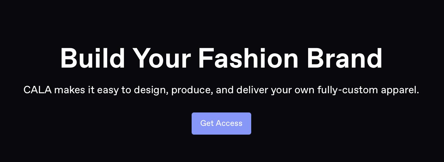 「Cala」获 300 万美元种子轮融资，帮时尚人士打造自己的品牌-36氪