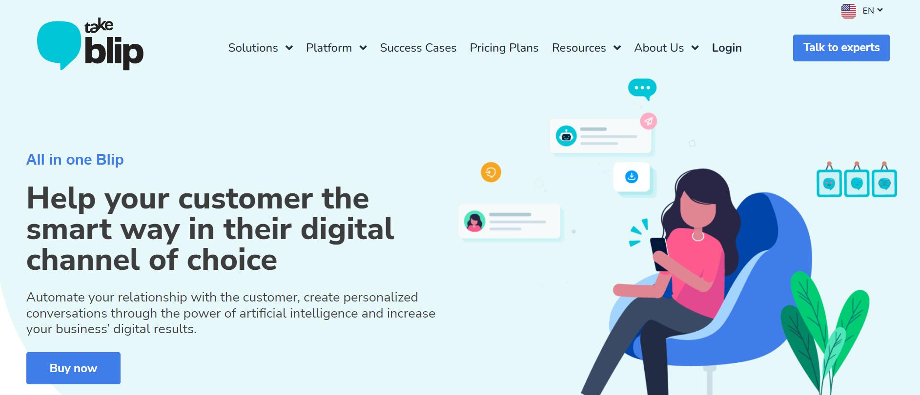 海外new things |「Take Blip」完成7000万美元B轮融资，帮助品牌随时随地与客户建联-36氪