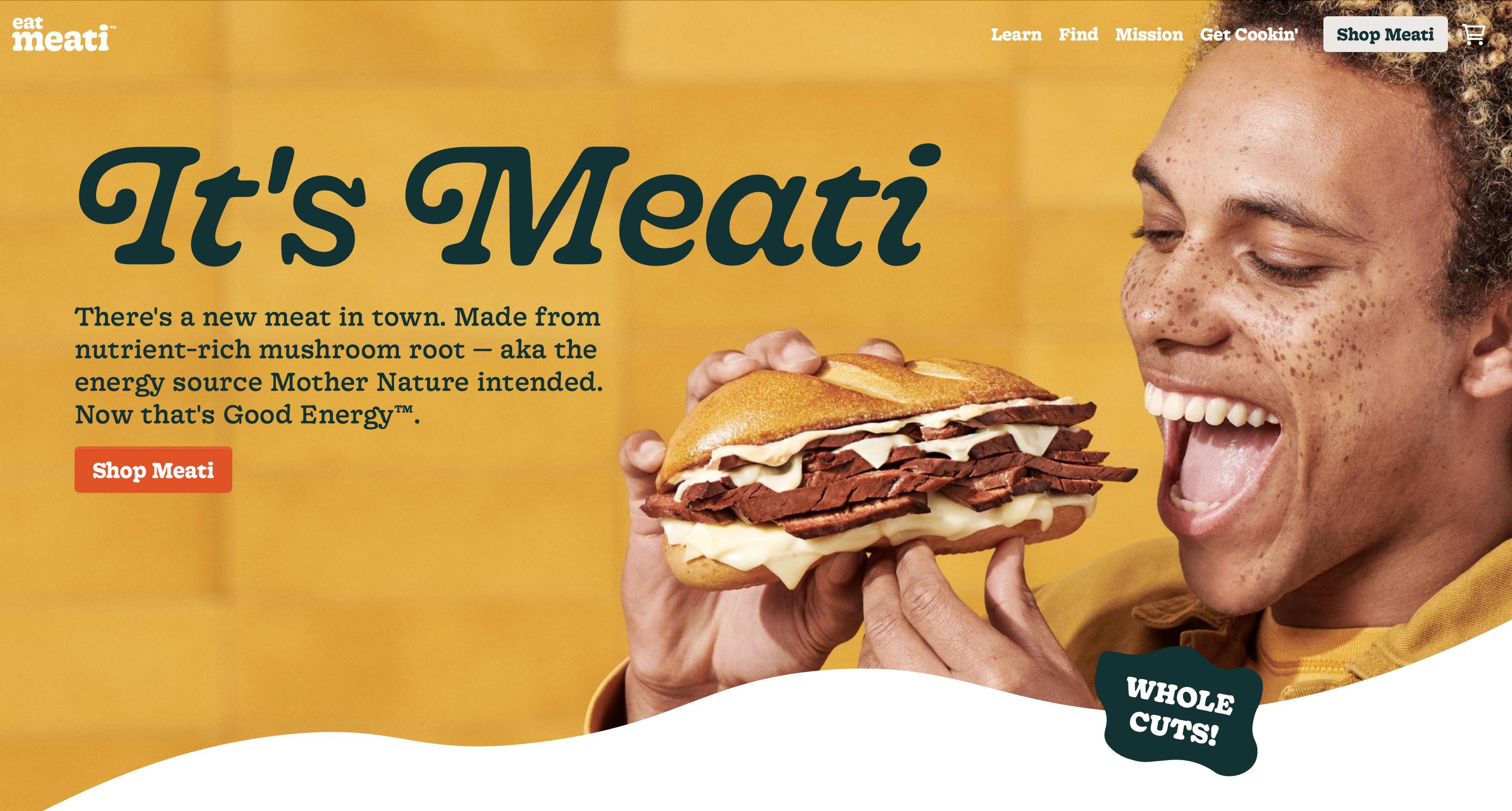 海外new things | 食品科技初创「Meati Foods」C轮融资1.5亿美元，用蘑菇根制作“全切肉片”-36氪