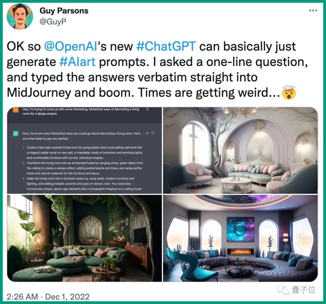 让AI生成AI绘画提示词，OpenAI最新成果ChatGPT被网友玩坏了，还会写代码修bug作诗-36氪