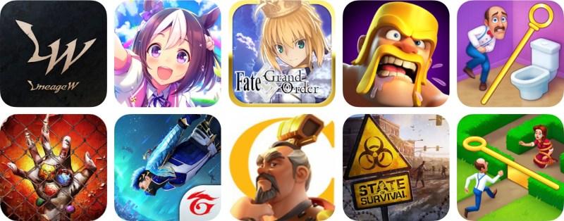 2022年全球收入最高的20款手游：《原神》仅排第三-36氪