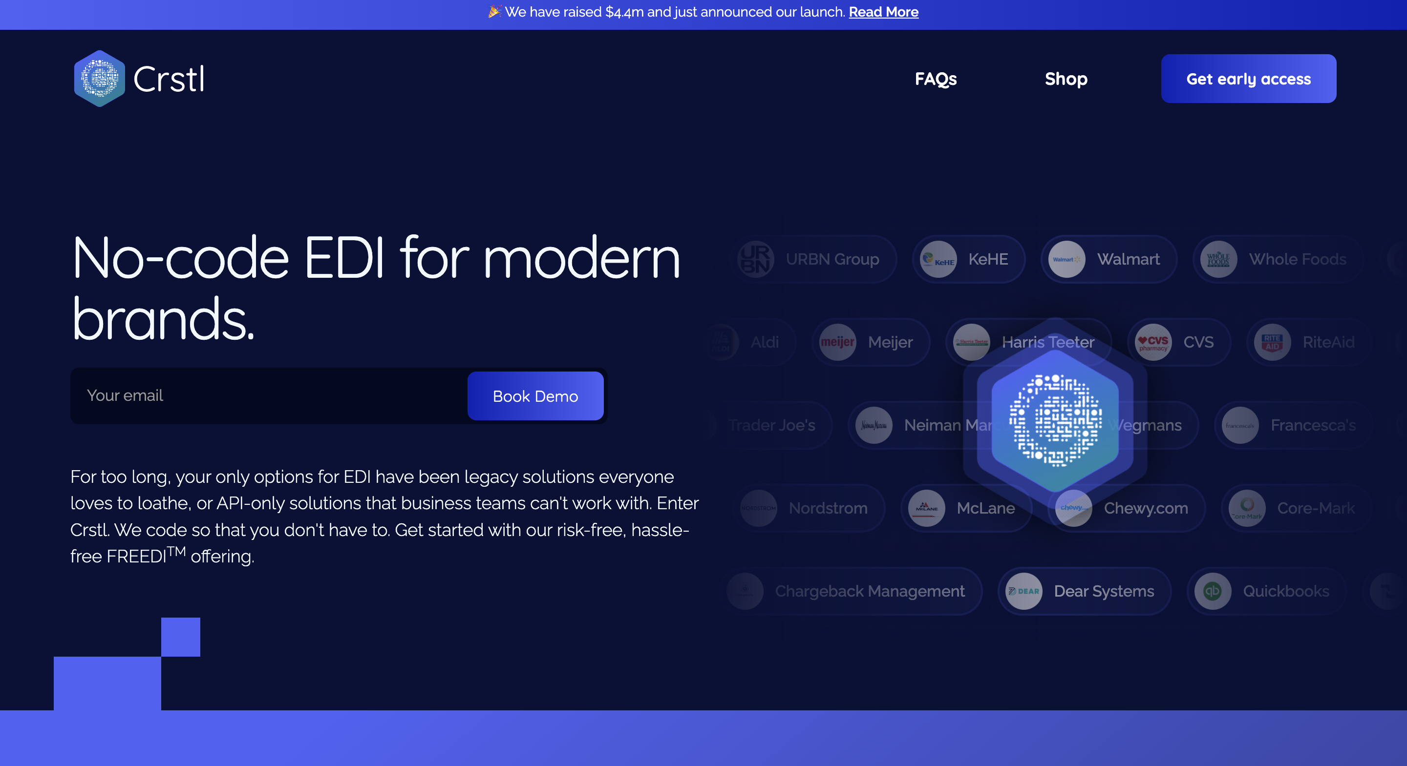 海外new things | 美国旧金山SaaS初创「Crstl」种子轮融资440万美元，构建EDI帮助企业从D2C向零售业转型-36氪