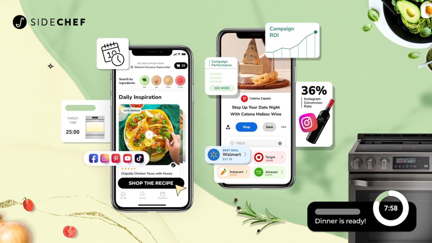 海外new things | 智能食谱app「SideChef」B轮融资600万美元，与食品杂货电商合作销售配套食材-36氪