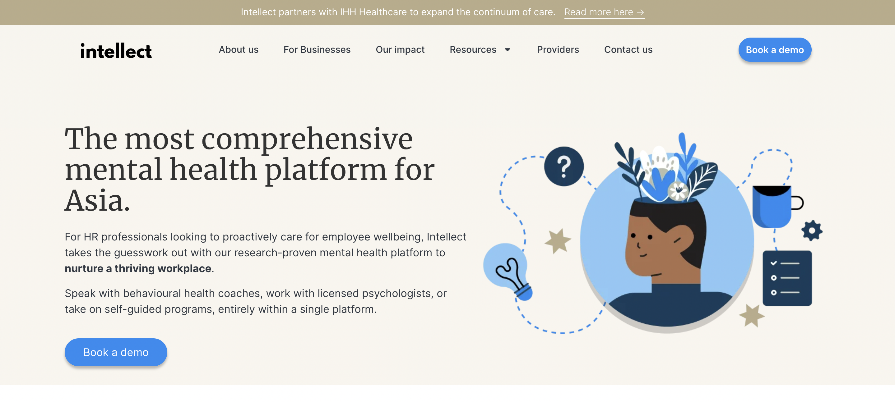 海外new things | 新加坡心理健康平台「Intellect」获IHH Healthcare新一轮投资，将与私人医疗集团合作为企业开发 ...