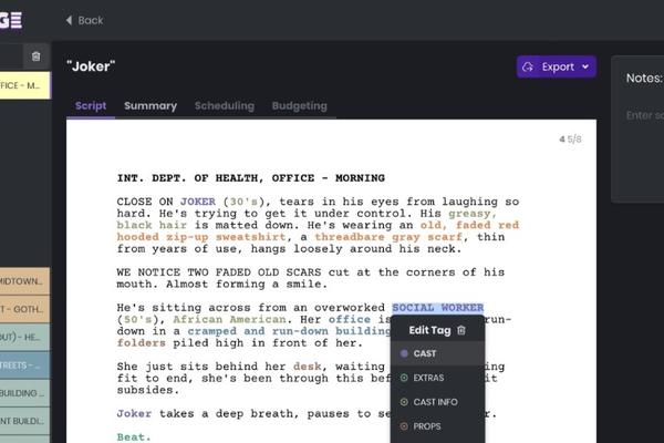 海外new things｜「Filmustage」完成55万美元融资，利用人工智能分解电影剧本-36氪