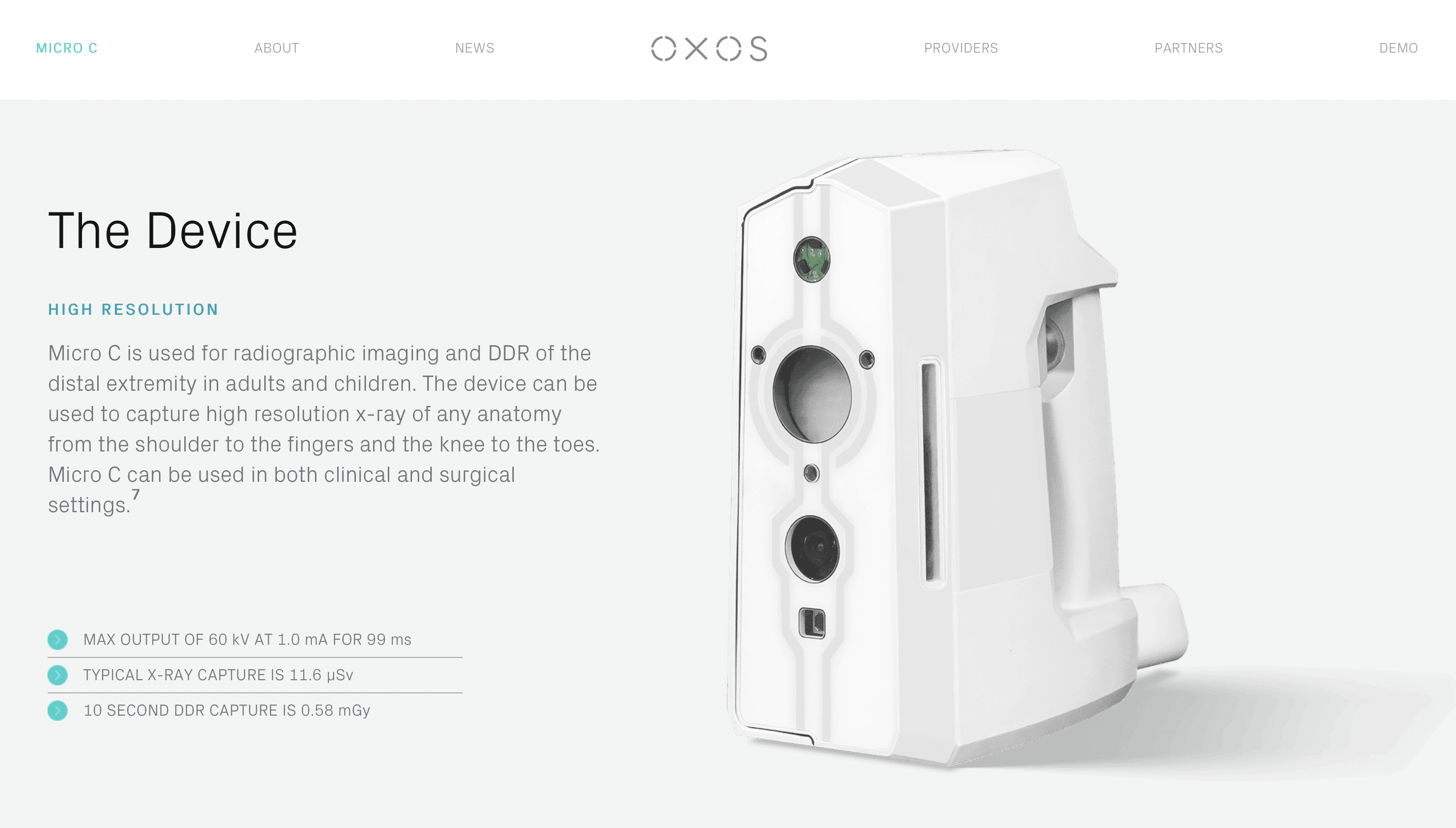 海外new things | 医疗技术初创「Oxos Medical」A轮融资2300万美元，推出便携式X射线设备-36氪