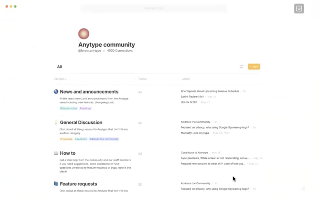 “本地版”Notion 的进步与遗憾：Anytype 大更新解析-36氪