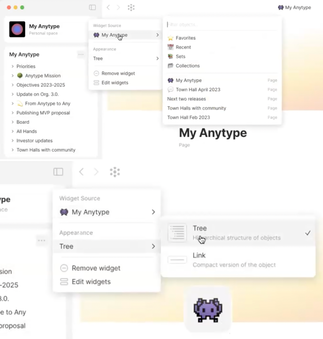 “本地版”Notion 的进步与遗憾：Anytype 大更新解析-36氪