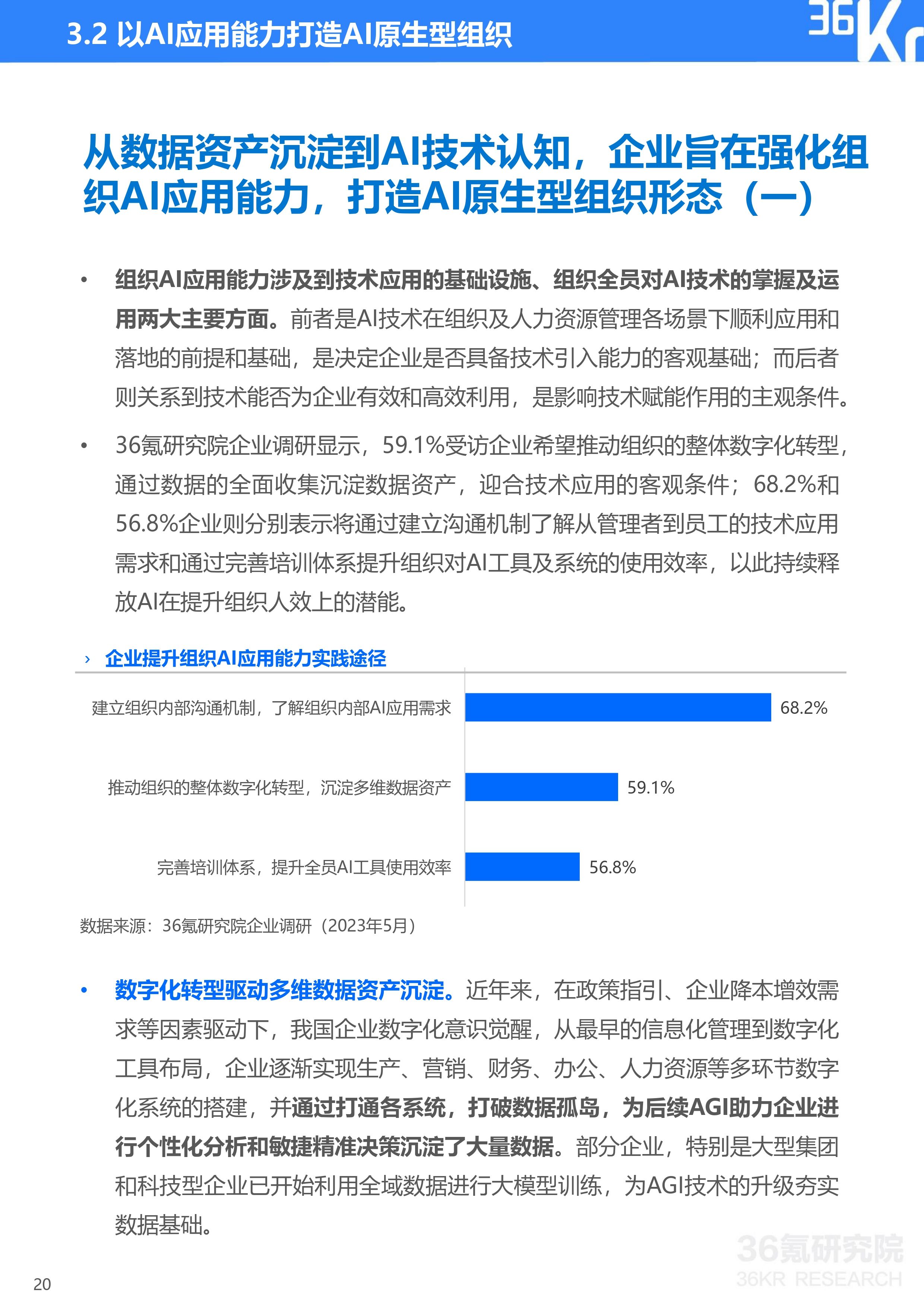 36氪研究院 | AGI时代下的组织变革研究报告-36氪
