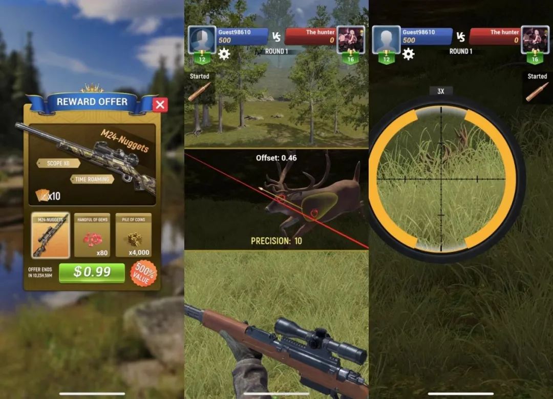 猎杀时刻，两款同题材产品同时杀入美国下载和畅销总榜-36氪