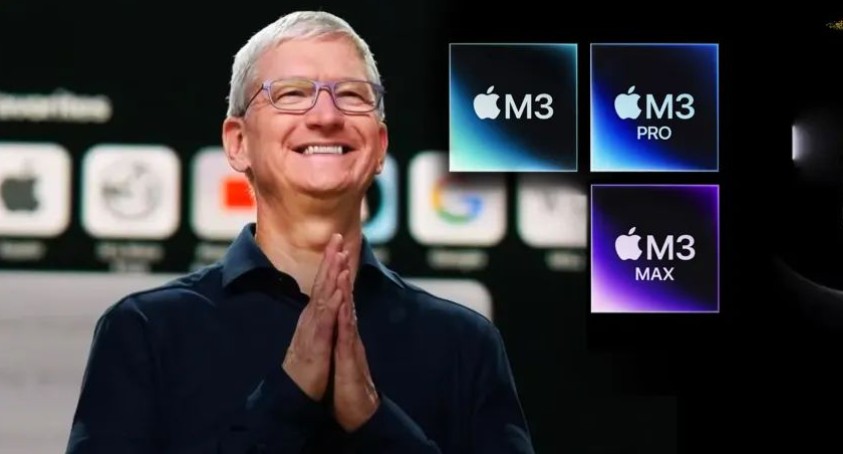 全球首款3nm芯片塞进电脑，苹果M3炸翻全场，128GB巨量内存，大模型单机可跑，性能最高飙升80%-36氪