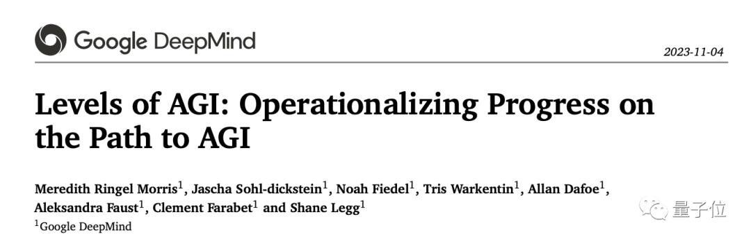 ChatGPT只算L1阶段，谷歌提出AGI完整路线图-36氪