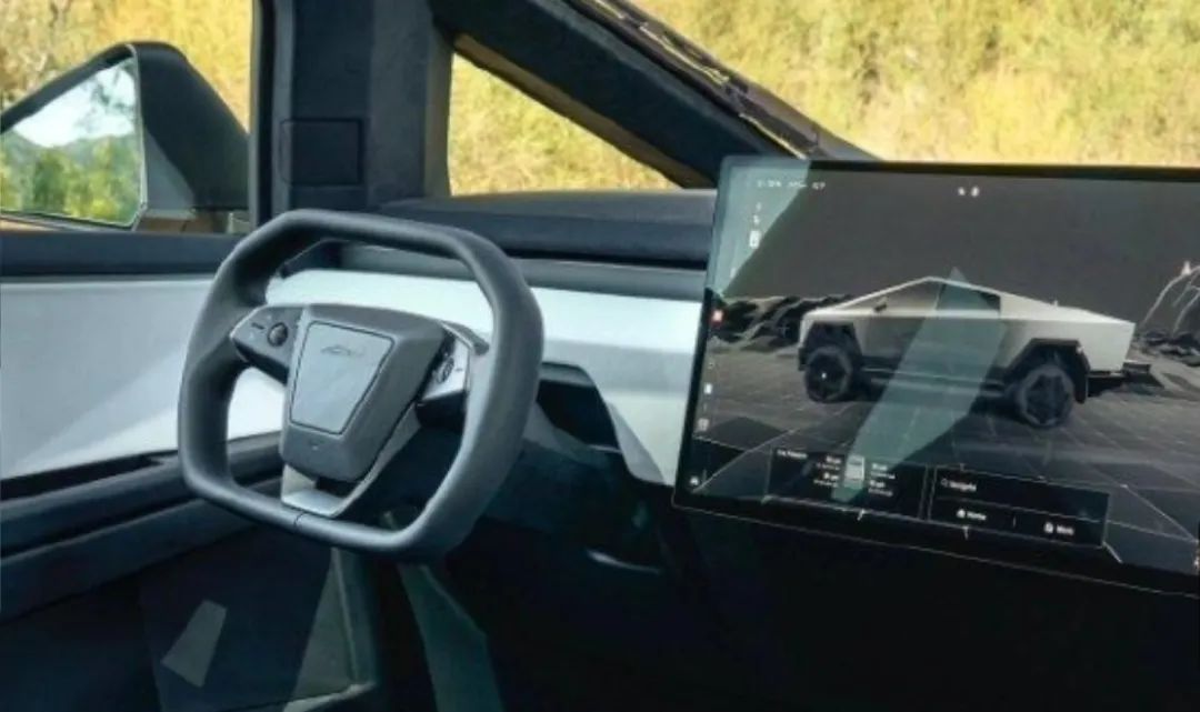 特斯拉Cybertruck内饰曝光：惊喜感有，但不多-36氪