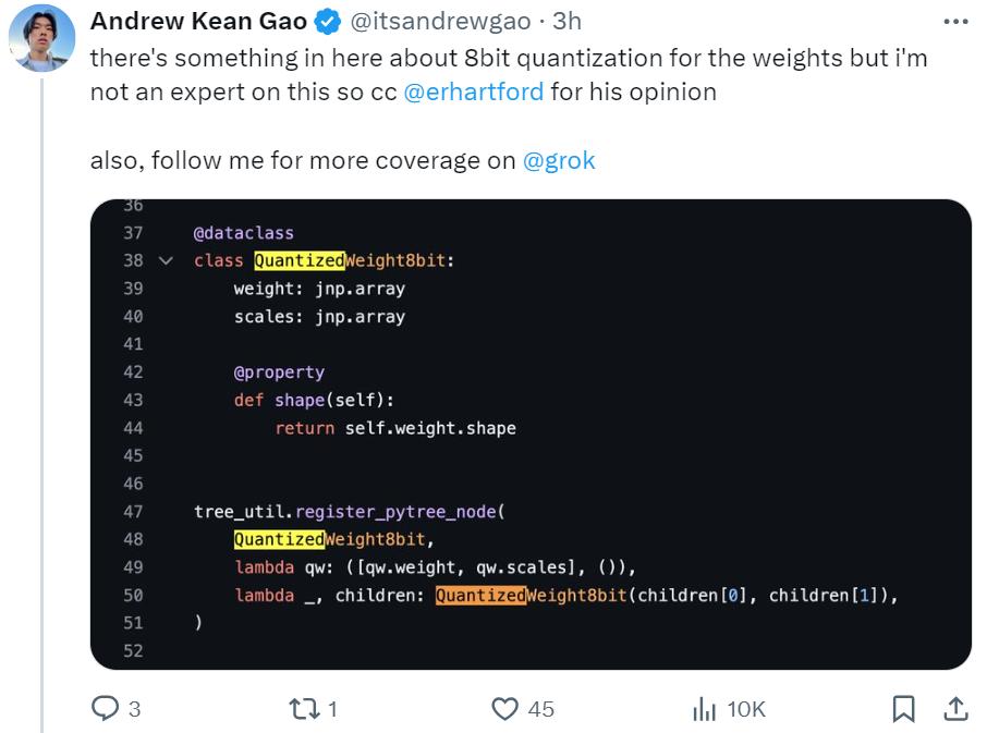 马斯克开源Grok-1：3140亿参数迄今最大，权重架构全开放，磁力下载-36氪