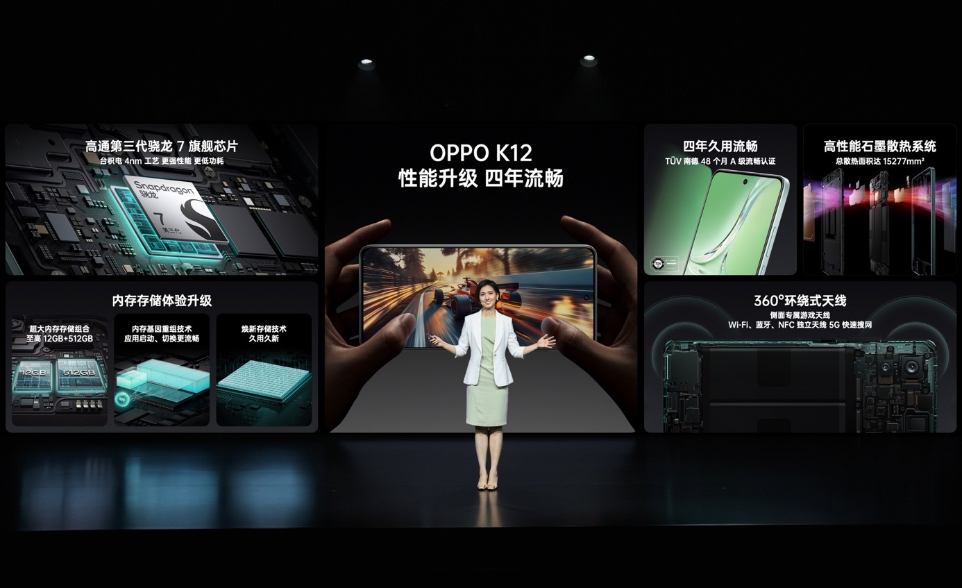 OPPO K12正式发布，开启百瓦闪充超长续航双普及时代！-36氪
