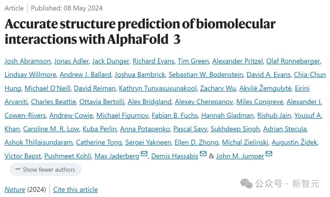 AlphaFold 3一夜预测地球所有生物分子，谷歌DeepMind颠覆生物学登Nature头版-36氪