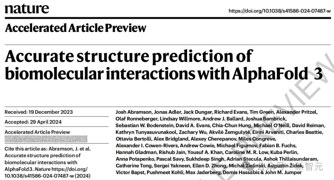 AlphaFold 3一夜预测地球所有生物分子，谷歌DeepMind颠覆生物学登Nature头版-36氪