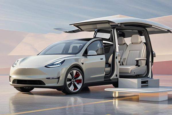 你的新Model Y都有这些全新设计，七座版也被官方确认了-36氪