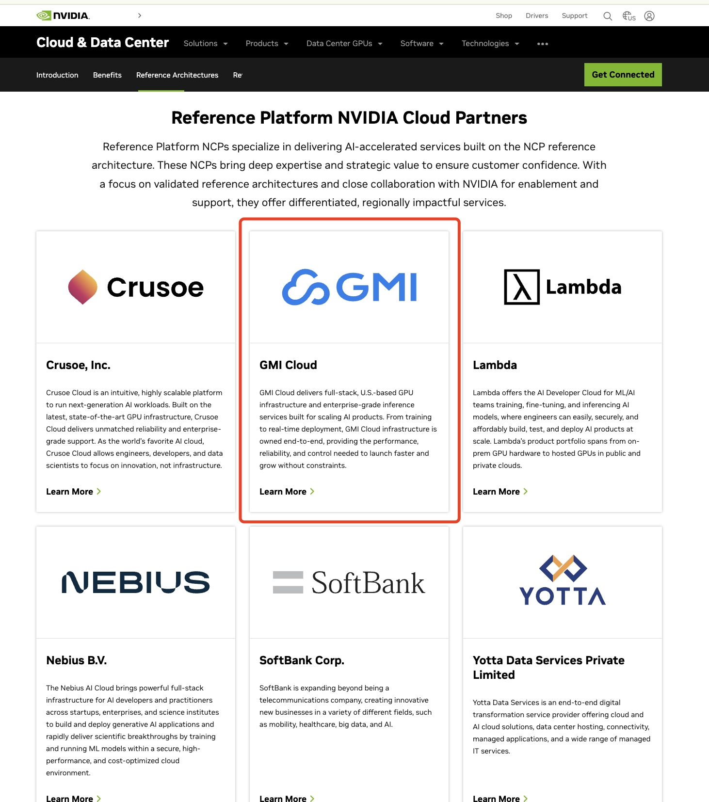 全球仅6家，GMI Cloud 跻身 Reference Platform NVIDIA Cloud Partner行列-36氪