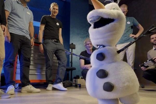 Disney Brings Olaf to Life with AI: Walks on Two Snowballs, Touchable ...